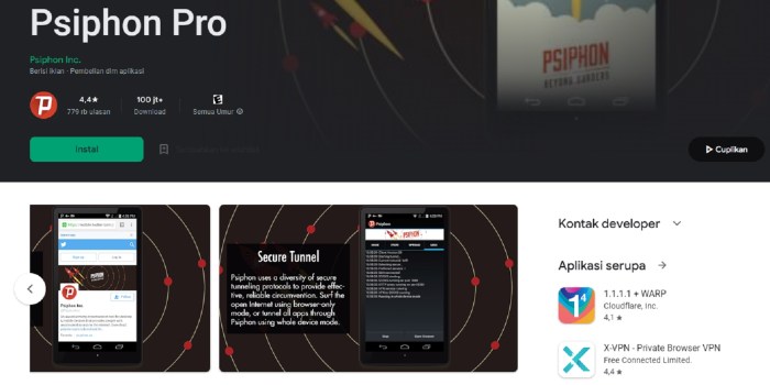 Cara Download Dan Menggunakan Psiphon Pro Apk Terbaru - AKREDITASI.ME
